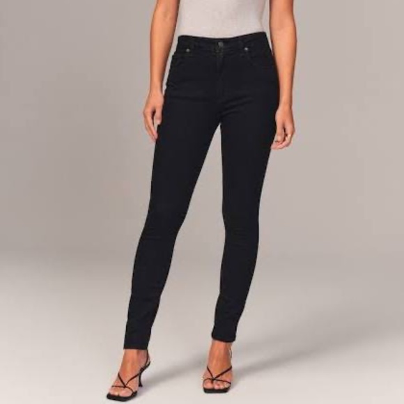 Abercrombie & Fitch | Jeans | Af High Rise Jeans Black | Poshmark